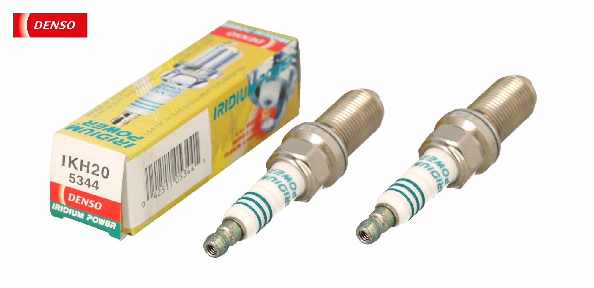 Свеча зажигания иридиевая DENSO IKH20 (5344) для TOYOTA Land Cruiser 200, Prado (120/150), Hiace, 4Runner, Tundra / LEXUS LX570 / SUZUKI Grand Vitara, Swift, SX4 / VOLVO C30, C70, S40, V50, V70 / BYD M6 / SUBARU Forester, Impreza, Legacy (1 шт.)