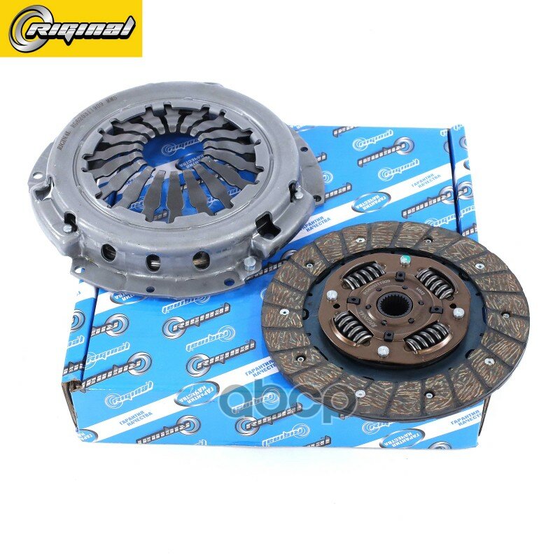 Комплект сцепления ВАЗ Ларгус RENAULT Logan (корзина, диск) (1.6v 16 кл) (К4М) Riginal арт. RG620311909