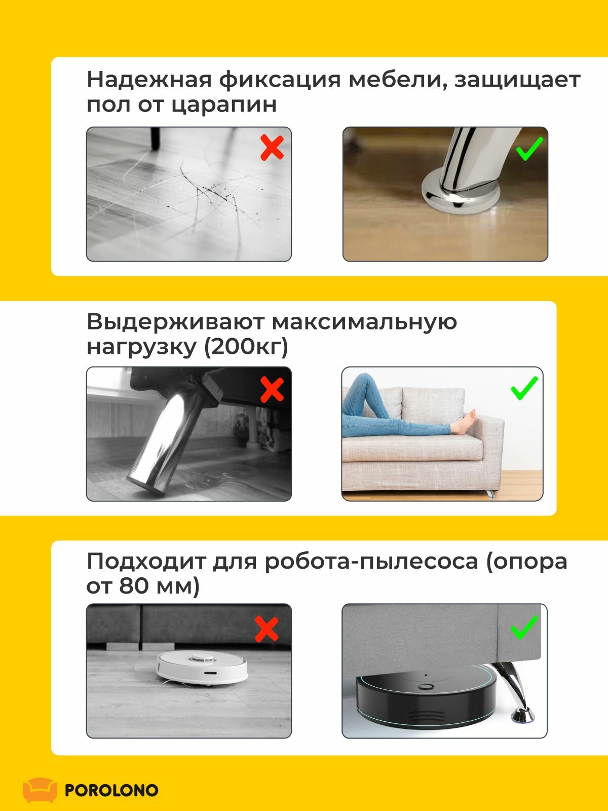 Ножка для мебели — фото 1