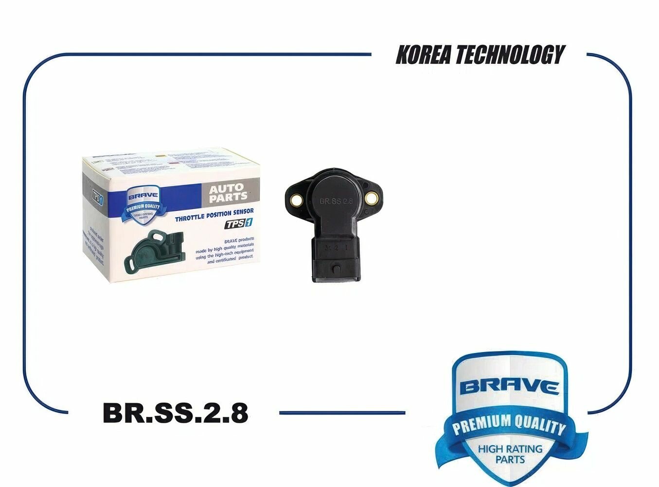 Датчик положения дроссельной заслонки для Хендай Акцент, Гетц, Рио арт BRSS28 Brave