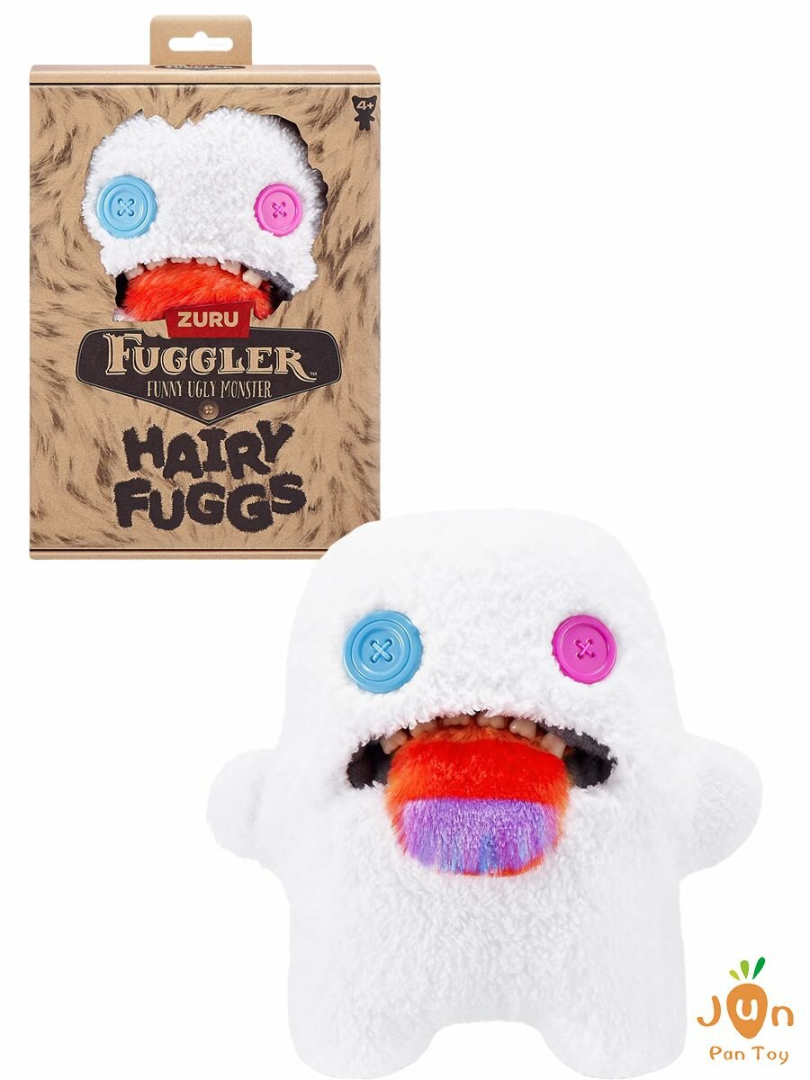 Игрушка с зубами мягкая fuggler Мягкая игрушка Фаглер уникальная игрушка / Hairy Fuggs Oogah Boogah, 22CM