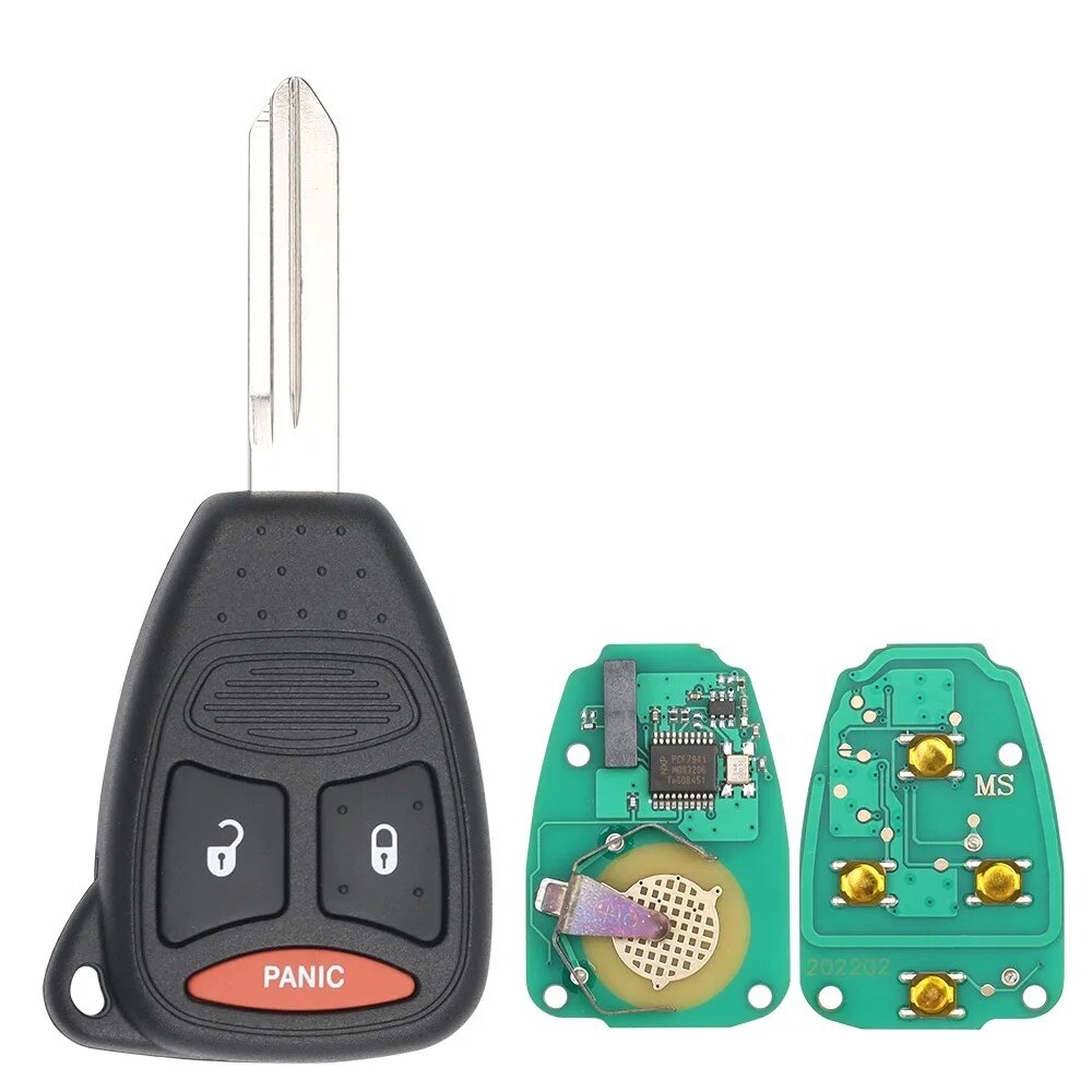 Leo KOBDT04A автомобильный дистанционный ключ для Jeep Grand Cherokee Commander Compass Liberty Wrangler Dodge Chrysler 315/433MHZ ID: 46CHIP
