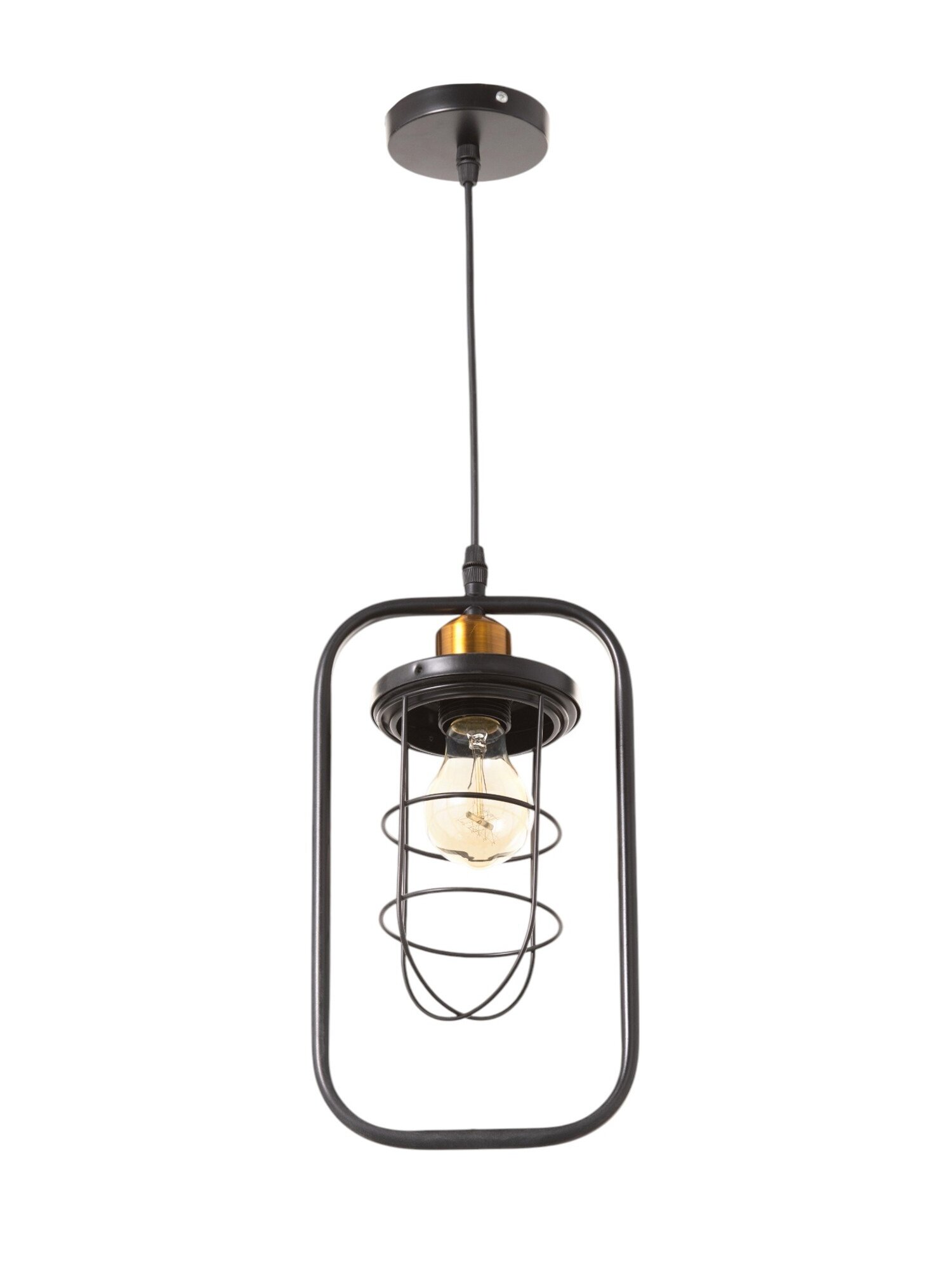 Светильник BayerLux "Рон", E27, 40 Вт, черный, металл, 10x18x32 см