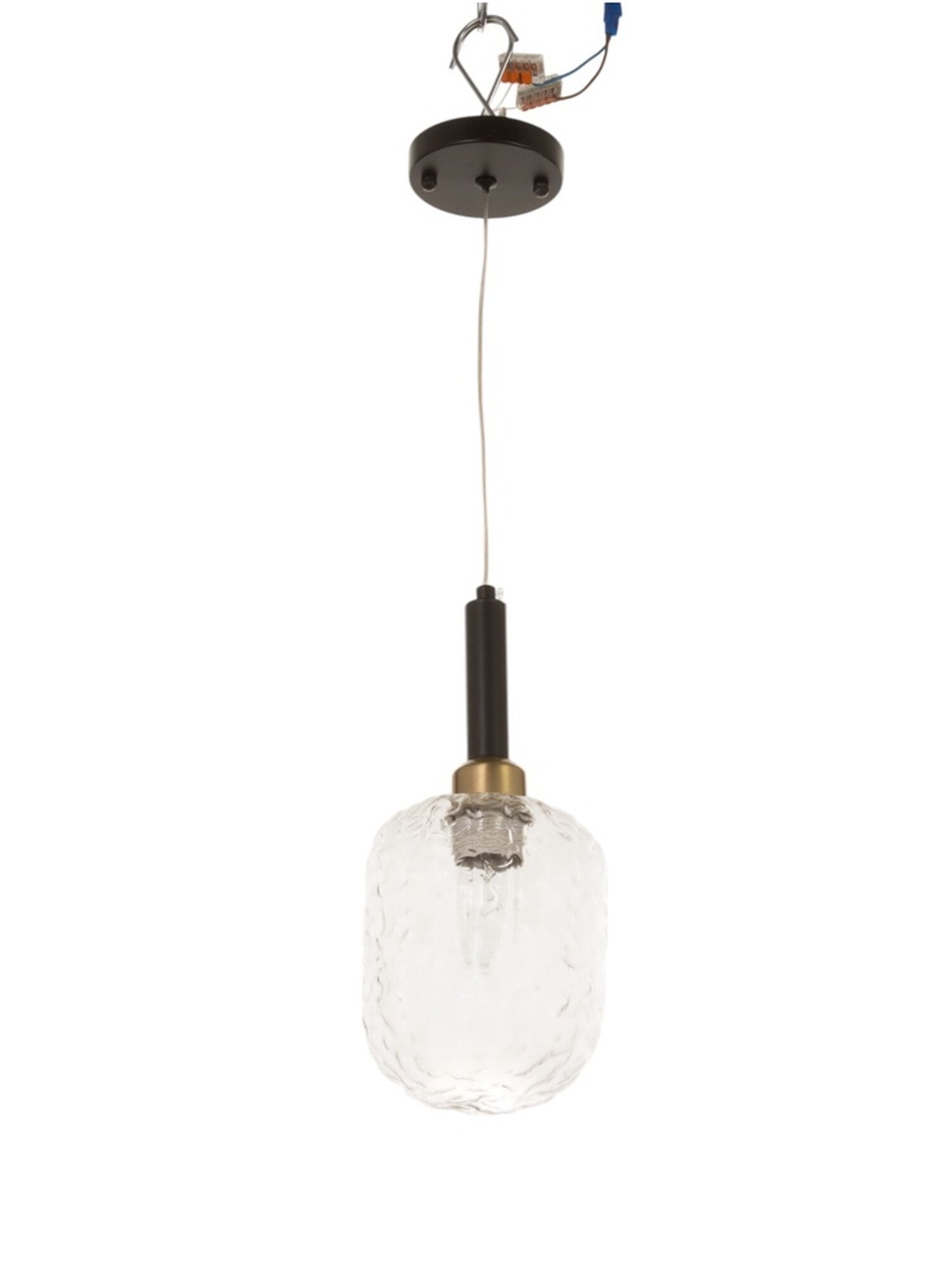 Светильник BayerLux "Нью-Йорк", E27, 15 Вт, черный, металл, стекло, 14x14x100 см