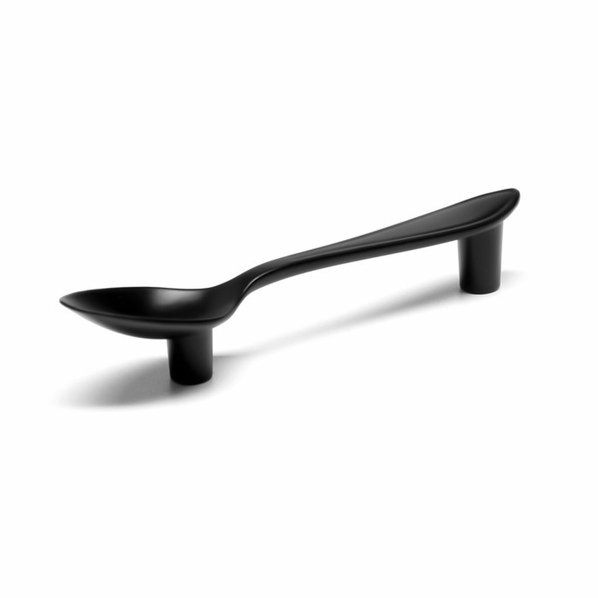 Ручка-скоба CAPPIO "Ложка" RSC002, цинковый сплав, крепление в комплекте, 76мм, черная