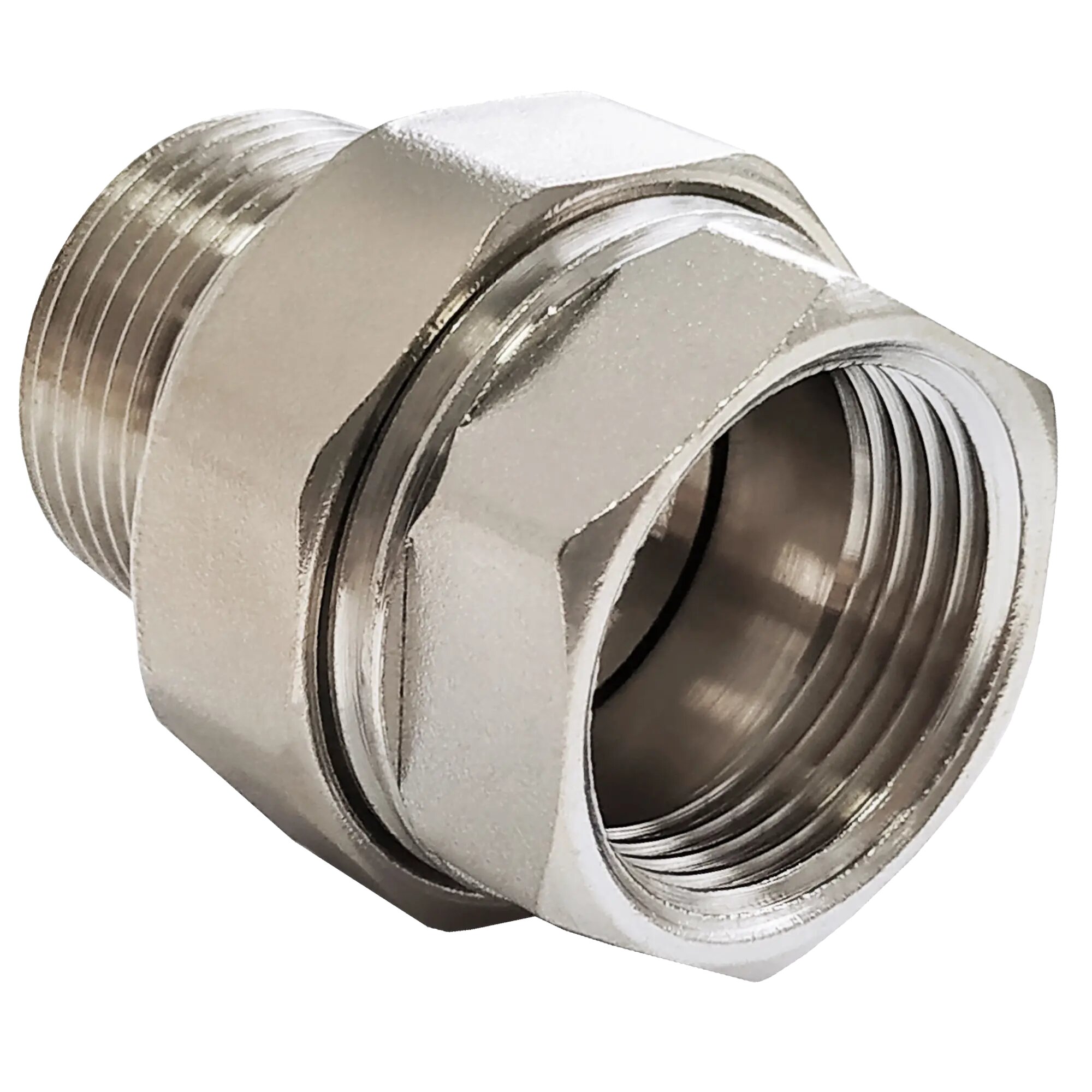 Valfex Сгон прямой американка 1/2"x1/2" латунь ВР-НР, трубопроводный фитинг