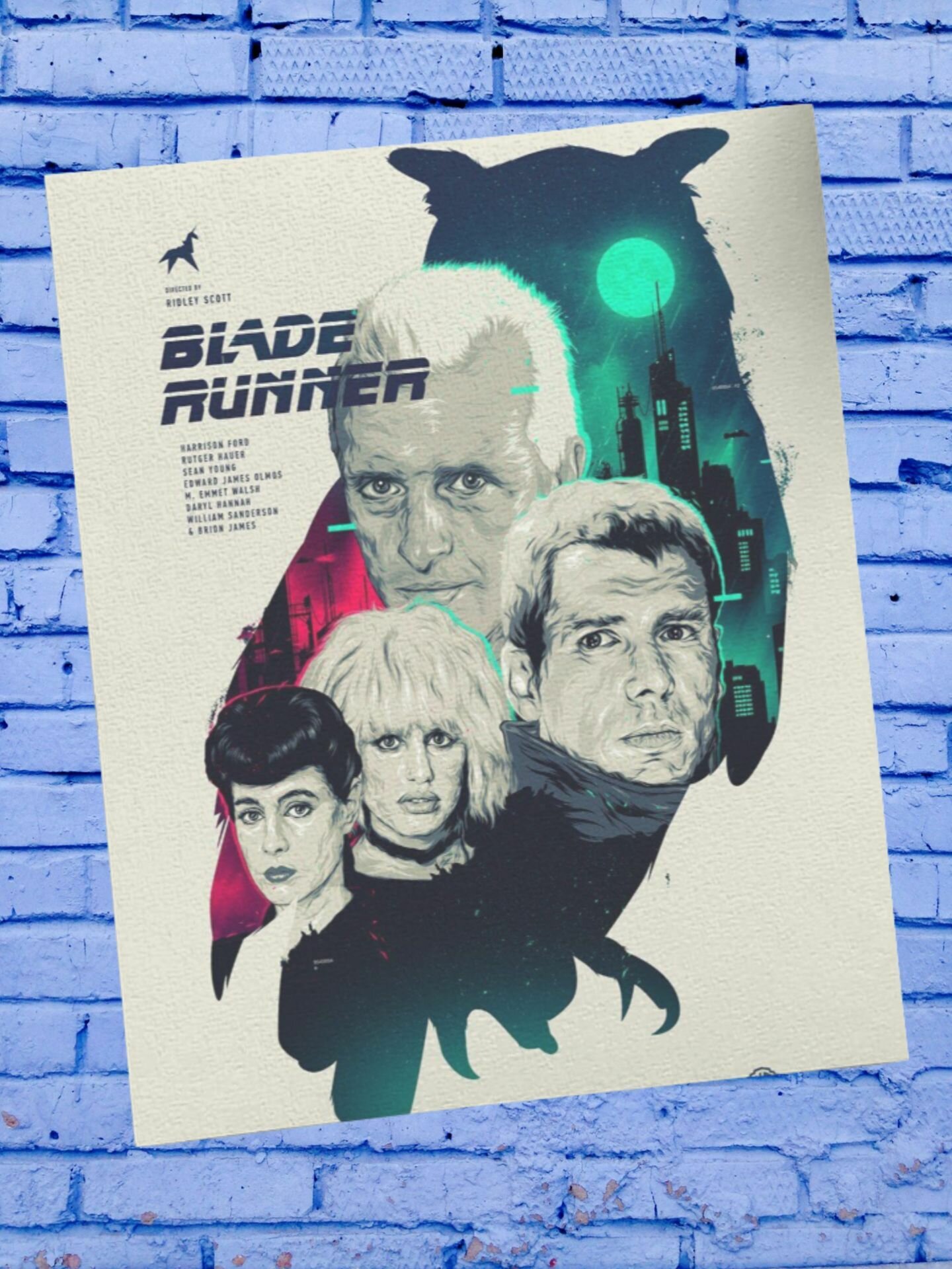 Постер pinterest "Бегущий по лезвию", 29х42, А3, глянцевый