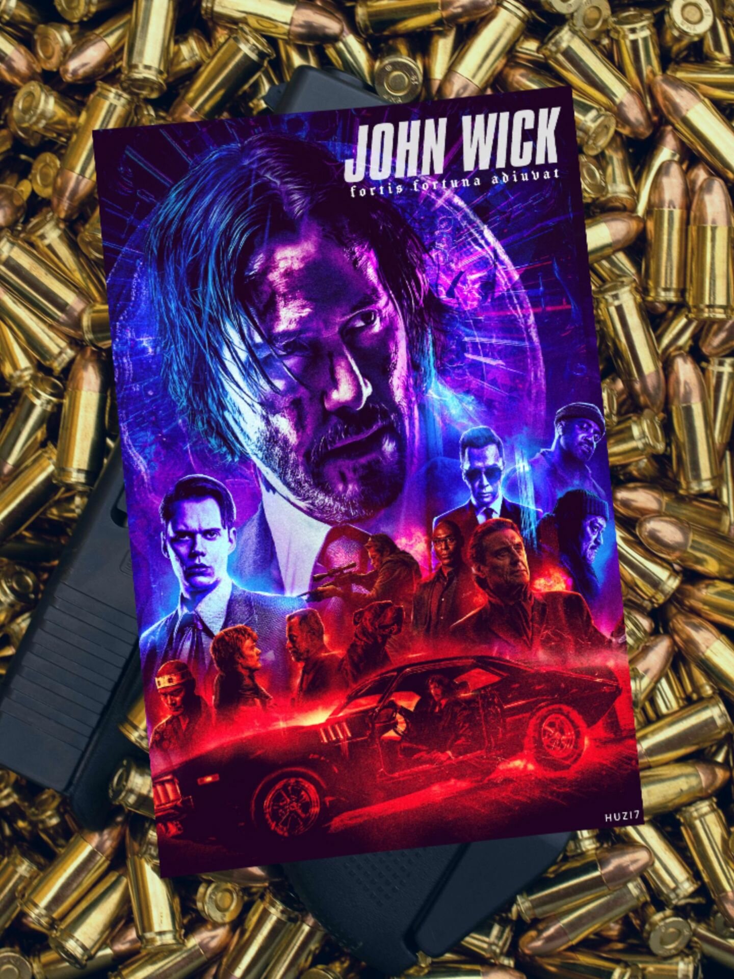 Постер pinterest "Джон Уик", 29.7х42см, А3, глянцевый