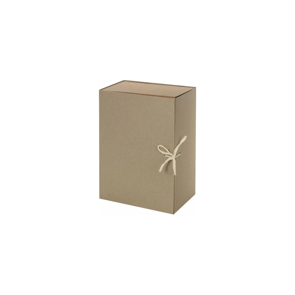 Staff Короб архивный, А4 240х330 мм, 150 мм, 2 завязки, переплетный картон, до 1400 листов, 111957