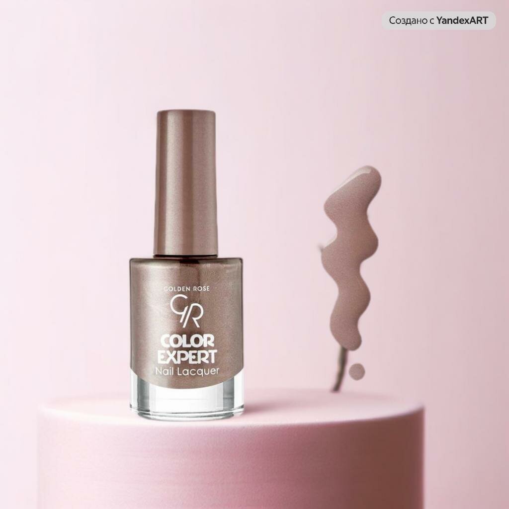 Лак Golden Rose Color Expert, перламутровый/нюд, защита, выравнивание тона, освежающий — фото 1