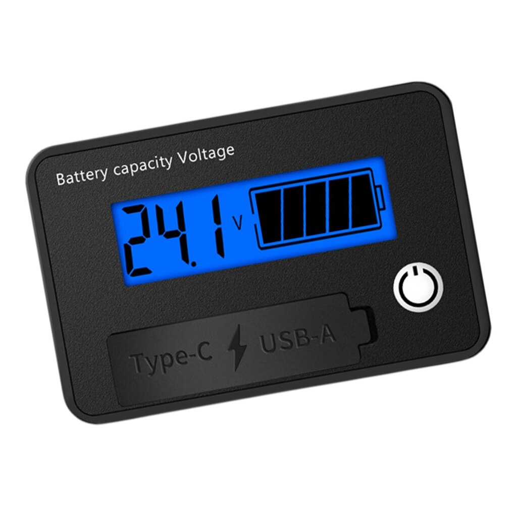 Мониторы Заряда Батареи 8-30 В, Цифровой Тестер Емкости Аккумулятора, Индикатор Уровня Заряда Автомобильного Аккумулятора, Индикатор Заряда Батареи