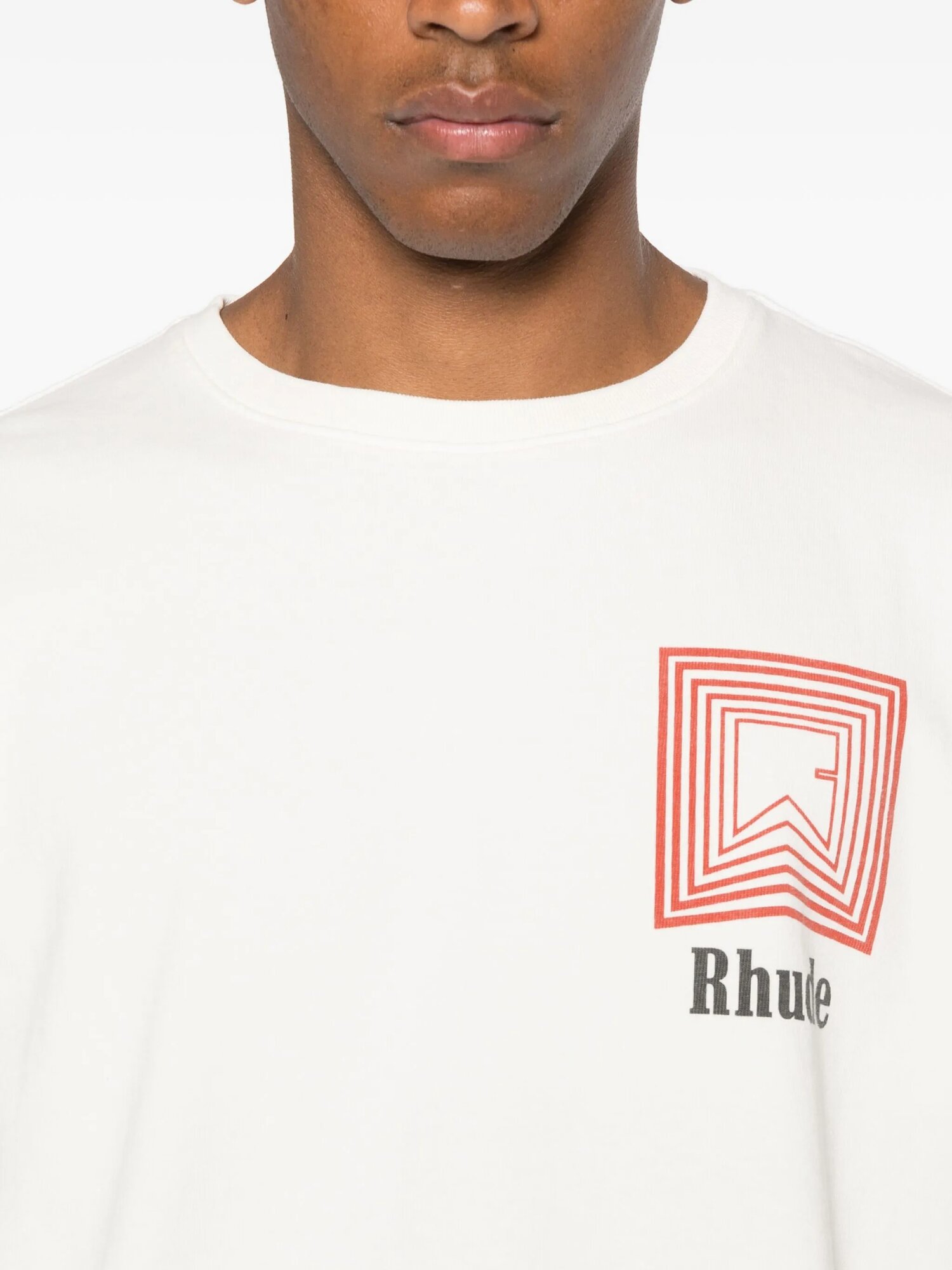 Футболка Rhude, размер S, белый — фото 1