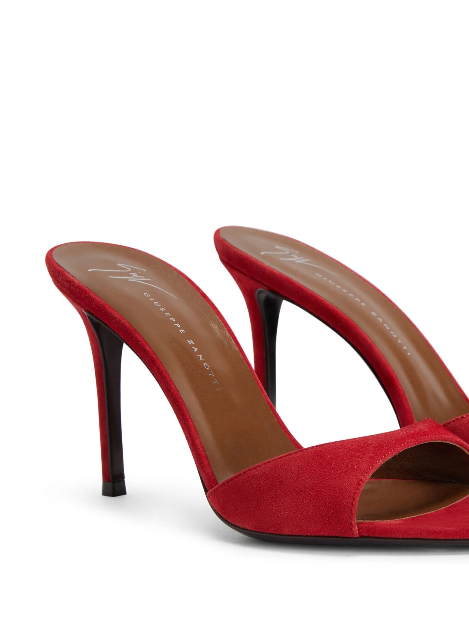 Мюли Giuseppe Zanotti Intriigo 90, размер 35 EU, red — фото 1