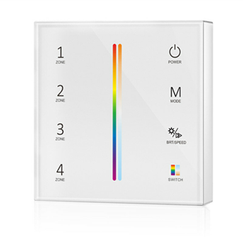 Аккумулятор AAA, 2,4G, зона 4 RGB + CCT пульт дистанционного управления T25