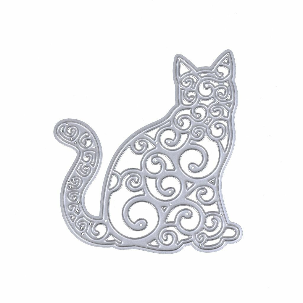 Форма для ножа для тиснения своими руками-ET482 old cat