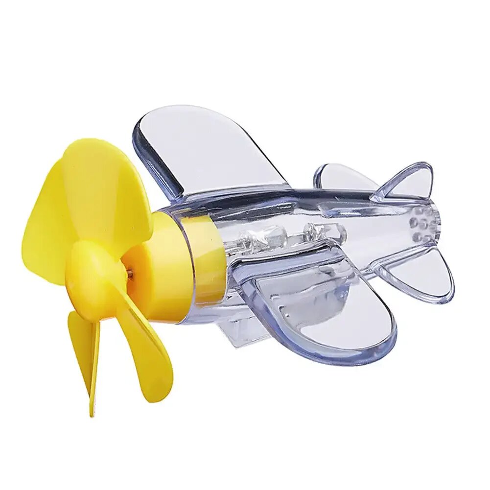Автомобильный вращающийся самолет с ветрозащитой, декор в виде самолета, маленький светодиодный светильник, украшения для стайлинга автомобилей, велосипеды, мотоциклы, велосипедные украшения YELLOW