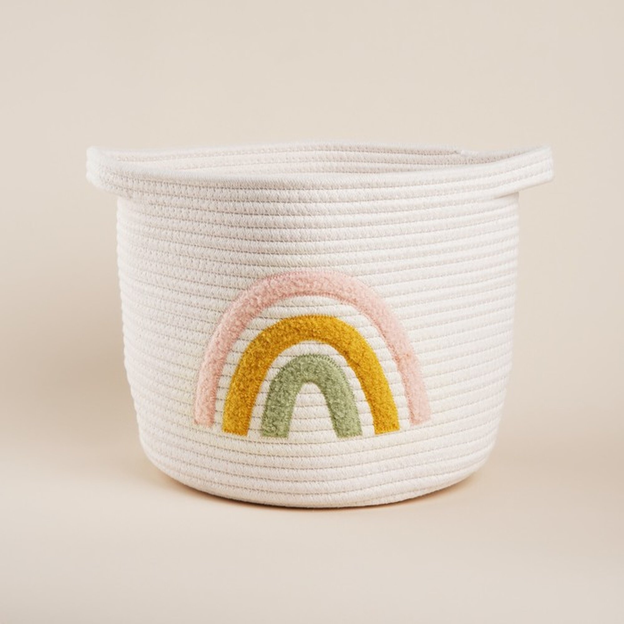 Корзина для хранения SL Home, плетёная, ручной работы, 30×40×25 см, белая