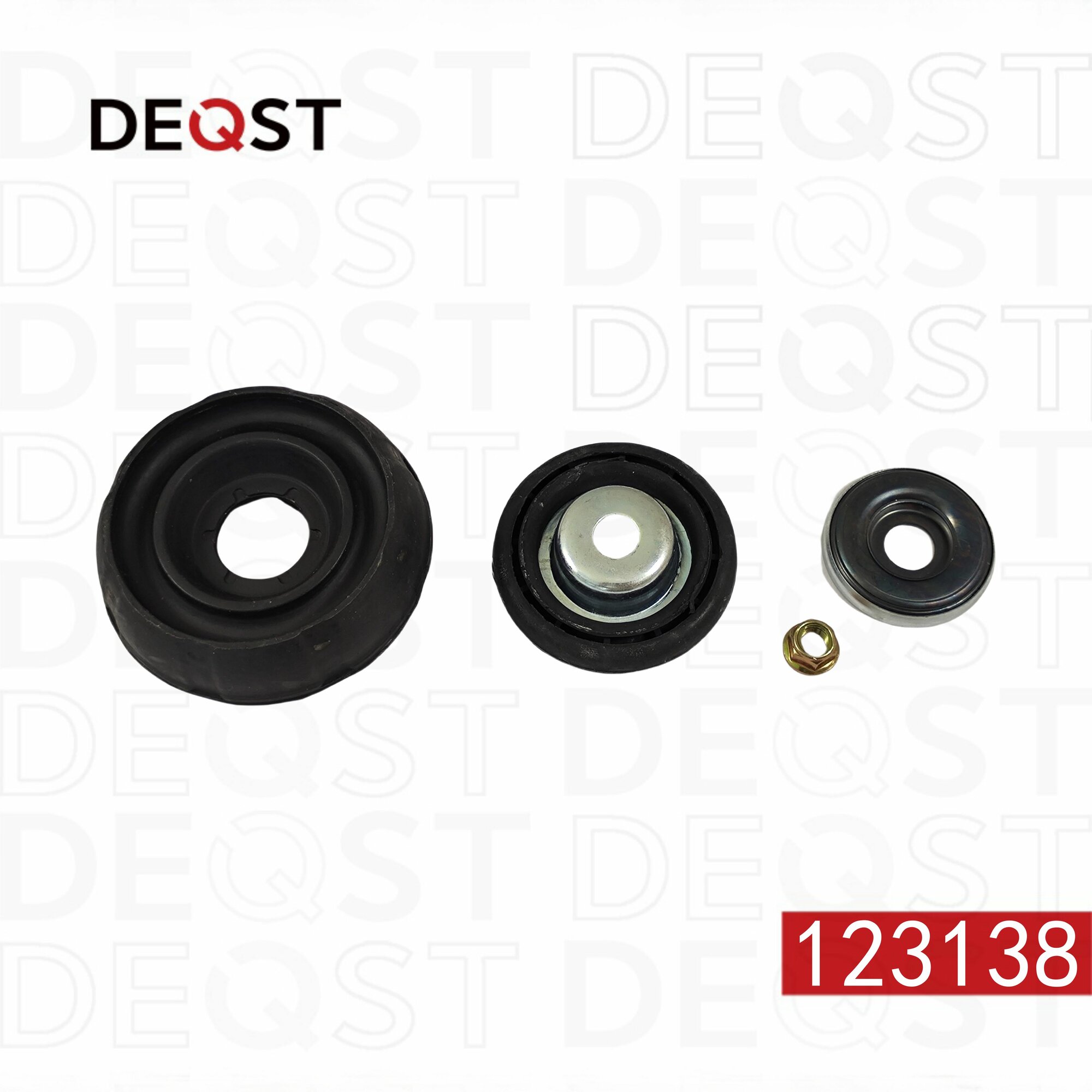 Опора амортизатора Deqst 123138 зпднио Renault Logan 2 10, (13-) 1, 6
