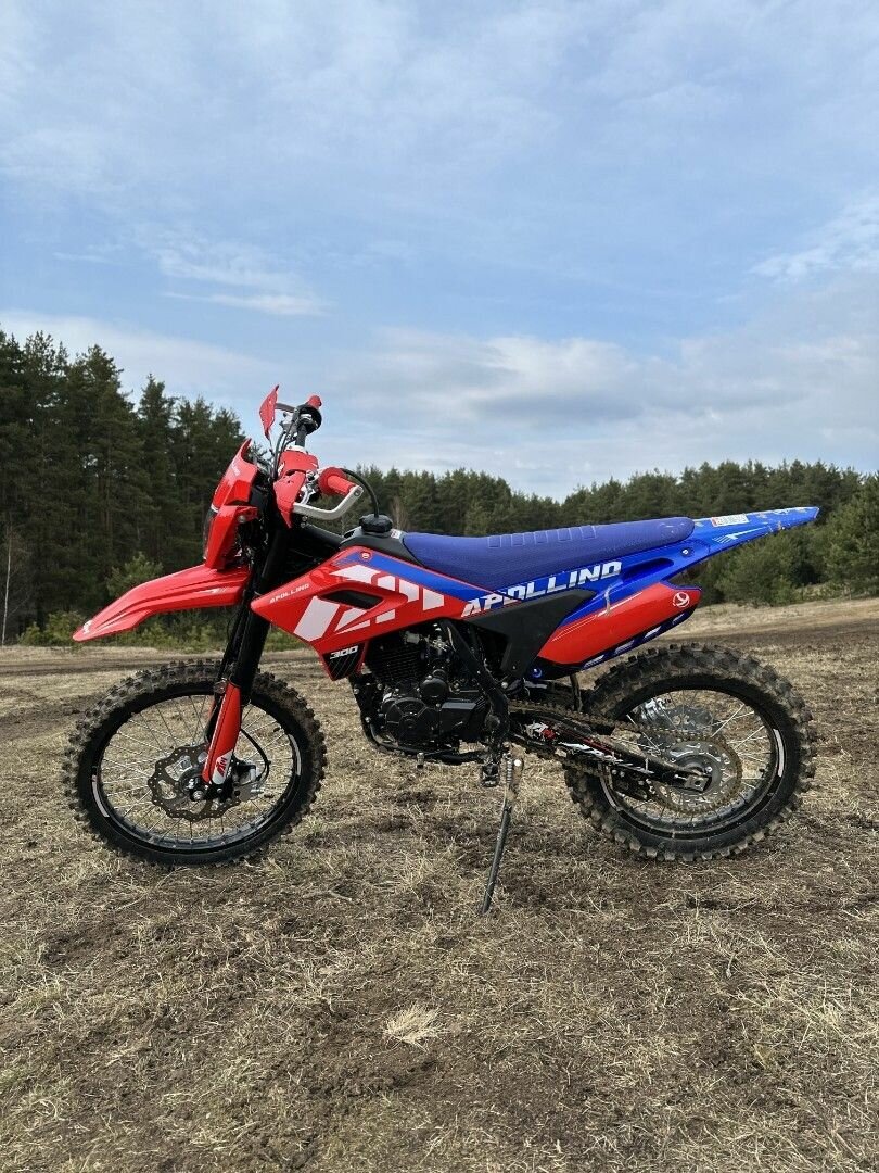 Мотоцикл ENDURO Apollino AM 300_крас (в заводской упаковке без ПТС)