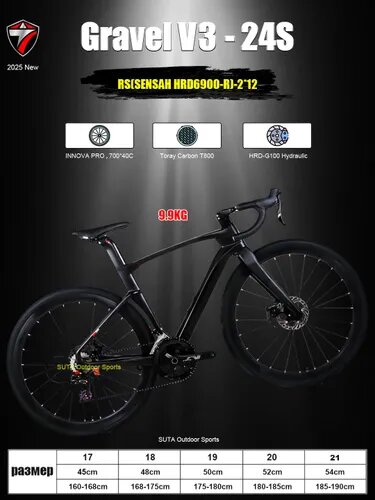 TWITTER BIKE Велосипед Гравийный, Gravel V3 RS-24