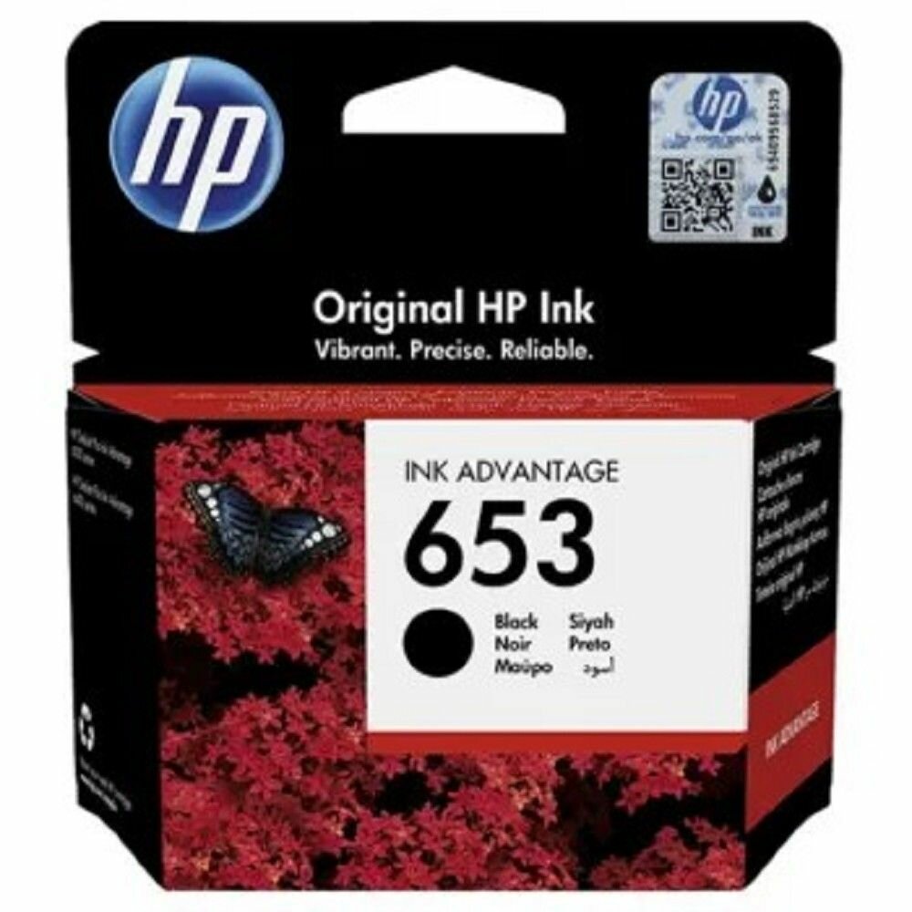 Hp Картридж 653 струйный черный 360 стр 3YM75AE#BHK