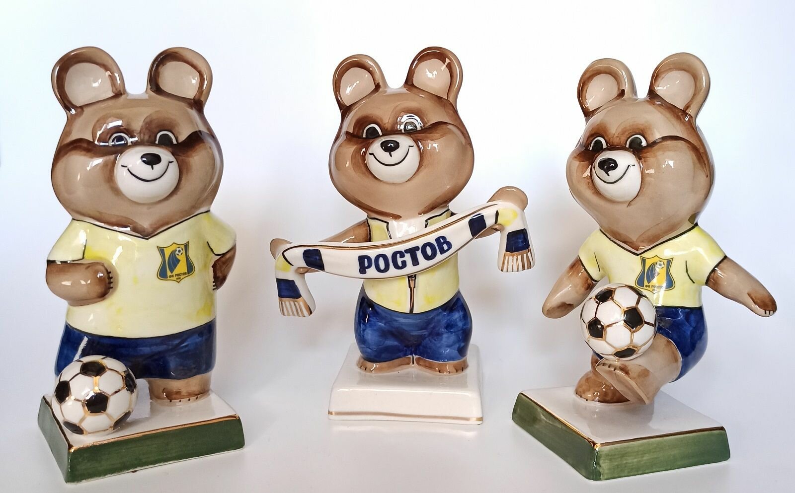 Олимпийский мишка Футболисты ФК Ростов Вербилки