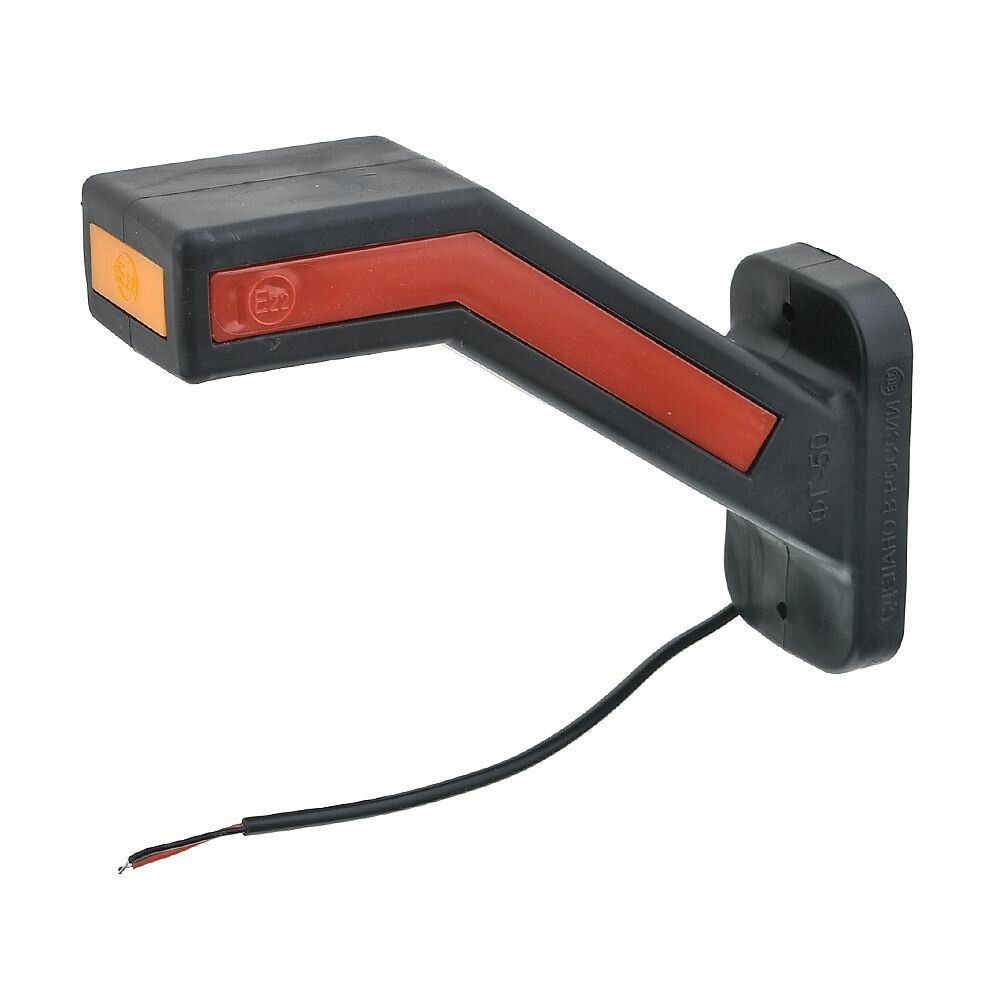 Фонарь габаритный (рога) фг-50-02l с неоновым светом 12-24в левый арт. фг-50-02l