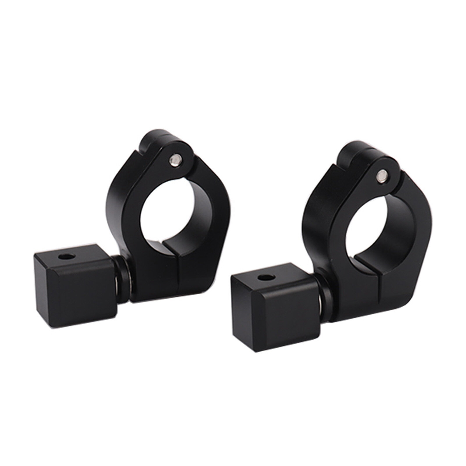 Кронштейн для дополнительных фар мотоцикла, поддержка противотуманных фар, крепление фары для замены BMW F800 R1200GS R1200GS LC/ADV R1250GS, черный, CNC алюминий, диаметр крепления 25мм, винт крепления 5мм, 1 пара