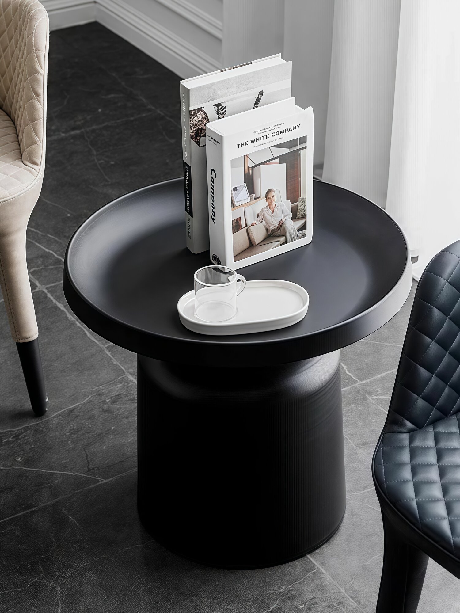 Круглый Железный Журнальный Столик, Скандинавский Стиль Дизайна, Подходит Для Гостиной, Кофейни