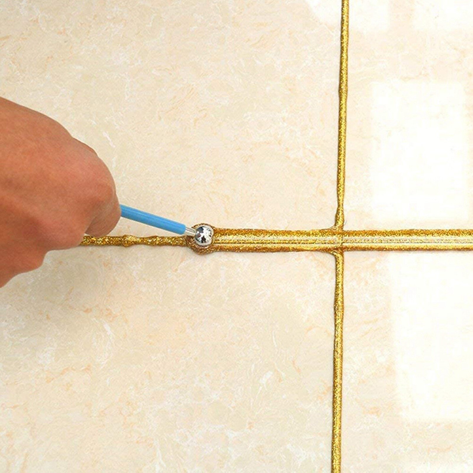 Набор инструментов для уплотнения, угловая пила для затирки швов, двухсторонний шаровой инструмент для укладки плитки для очистки плиточных швов, заполнения швов