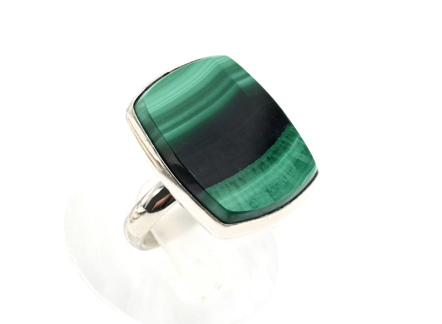 Кольцо, малахит