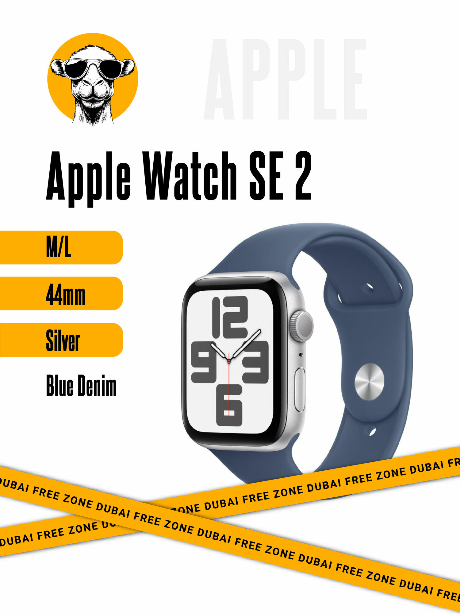 Смарт-часы Apple Watch SE 2024 44mm Silver M/L