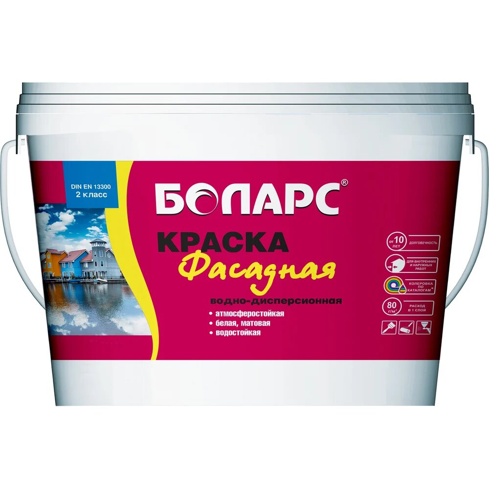 Боларс Краска фасадная , 2100, 3 кг 00000005602