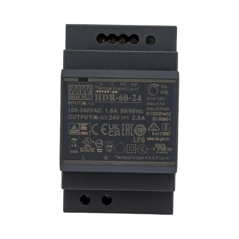 GEKON Блок питания, адаптер 220/24 В, 1.5 А, 36 Вт HDR-30-24