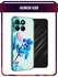Силиконовый чехол на Honor X8B / Хонор X8B с принтом "Голубая орхидея"