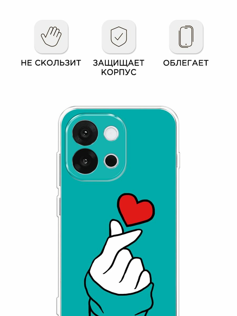 Чехол на OnePlus 13T / Ван Плас 13Т с принтом "Маленькое сердечко" — фото 1