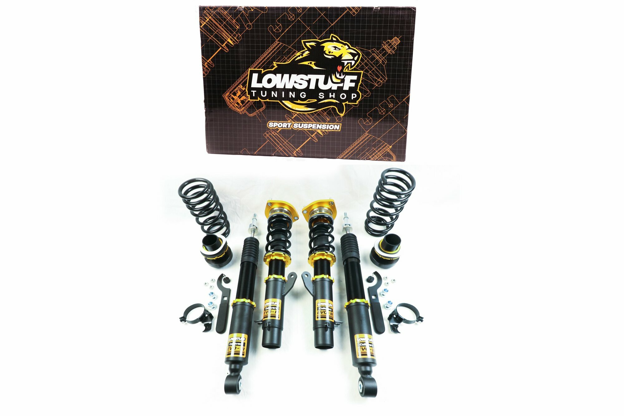 Ford Focus 2 Focus 3 Mazda 3 BK BL Volvo C30 V50 винтовая подвеска фултап койловеры с регулировкой высоты и жесткости LOWSTUFF EVO-III LSCSFO023