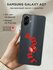 Чехол на Samsung Galaxy A07 / Самсунг А07 с принтом "Amour lips - 14 февраля", п...