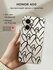Чехол на Honor 400 / Хонор 400 с принтом "Hearts doodle black 1"