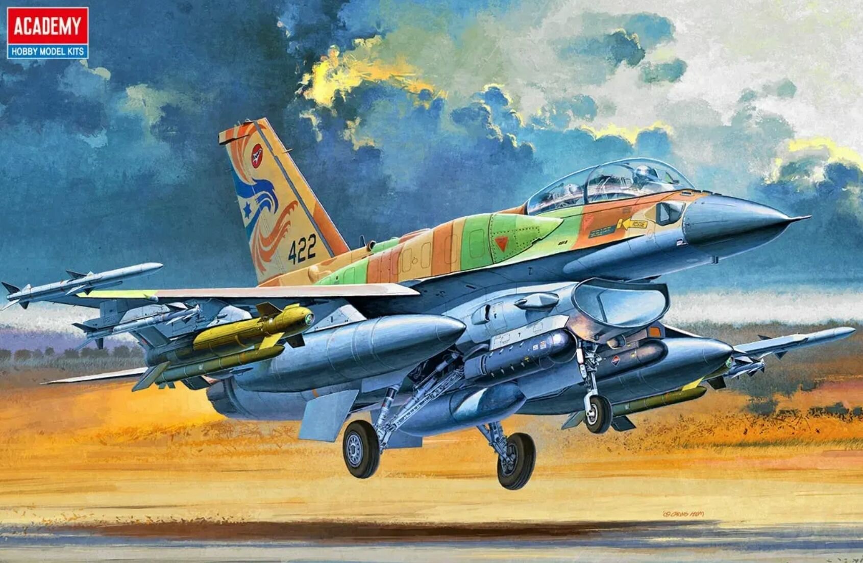 Academy AC12105 1/35 F-16I SUFA сборная модель самолета