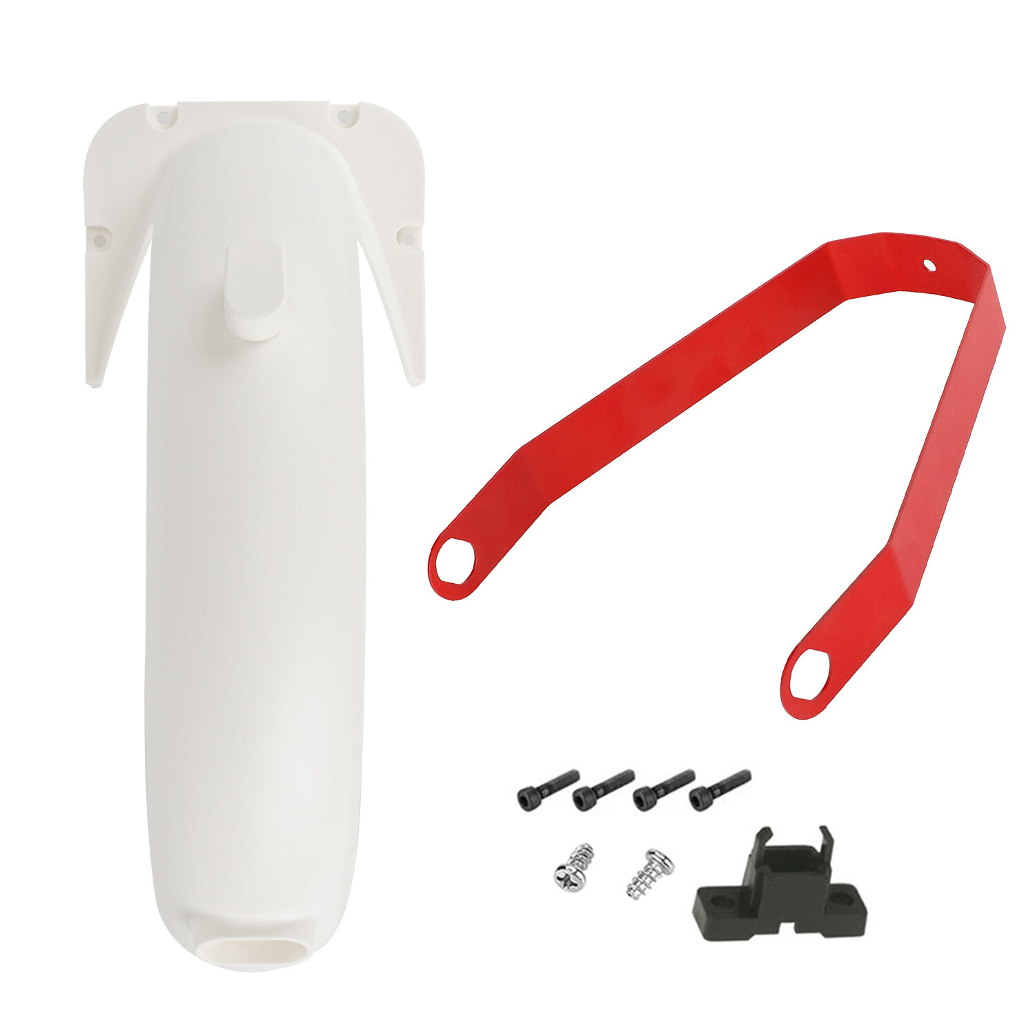 Комплект заднего крыла для электросамоката G30 Max с кронштейном и стопсигналом