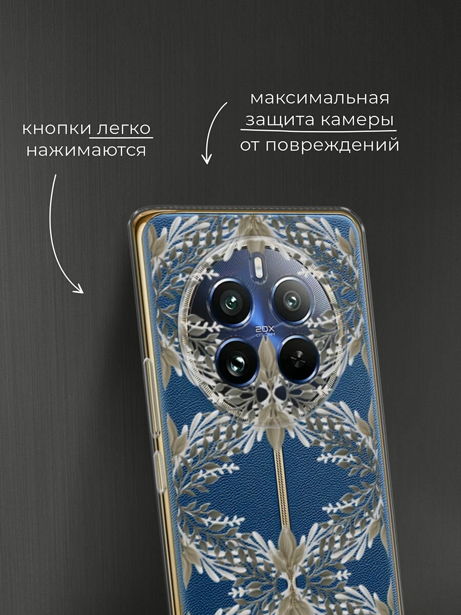 Чехол на Realme 12 Pro / Реалми 12 Про с принтом "Калейдоскоп цветов" — фото 1