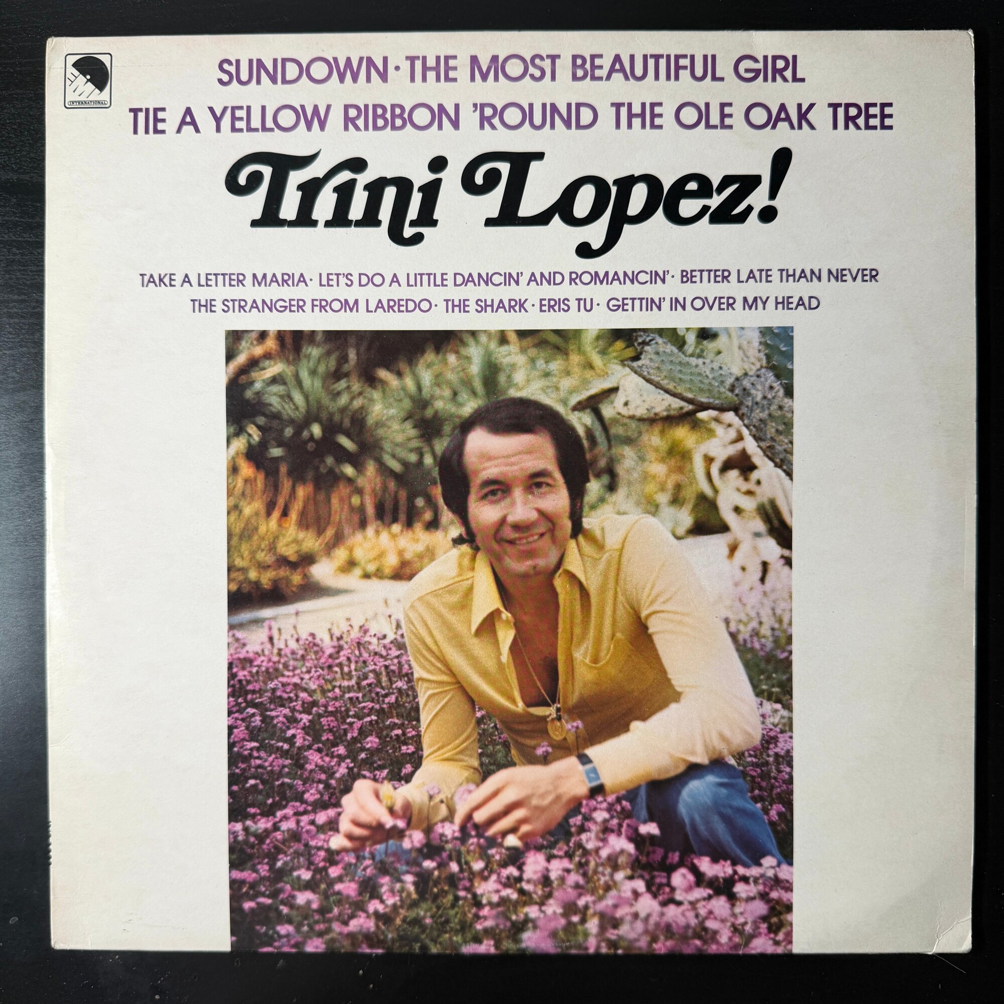 Виниловая пластинка Trini Lopez Trini Lopez (Англия 1974г.) Promo