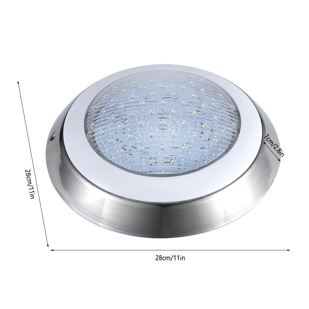 12 В 18 Вт подводный светильник светодиодный бассейн спа фонтан с горячими источниками RGB красочная лампа
