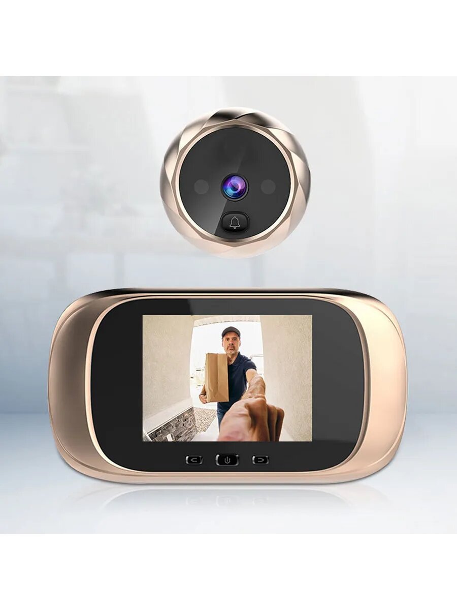 Визуальный дверной глазок, дверной звонок с камерой в глазок