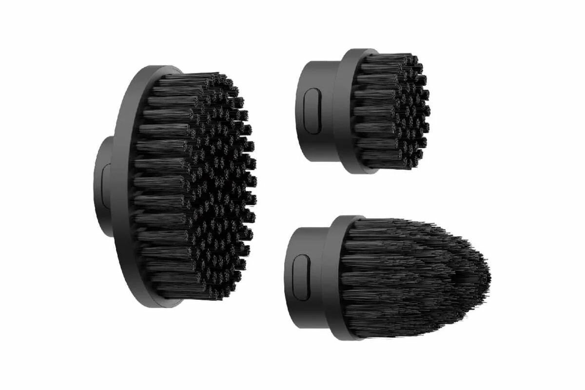 Сменные насадки для электрощётки HOTO Replacement Brushes (3 шт.). Цвет: черный.