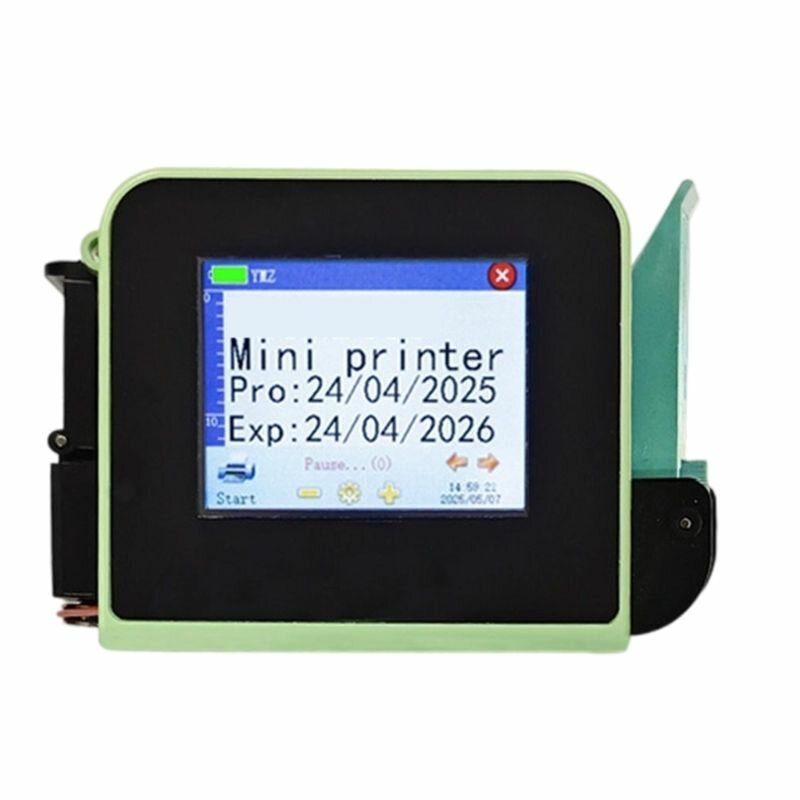 Мини ручной струйный принтер с LCD экраном, - Нет чернильного картриджа