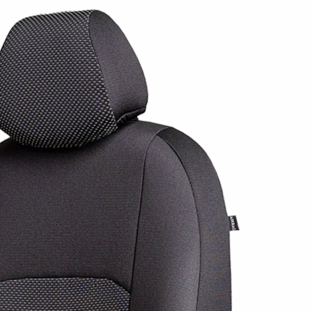 Авточехлы & Чехлы для автомобильных сидений модельные для Daewoo Matiz, 09.2000-10.2015 (дэу матиз), ткань жаккард черные Дублин