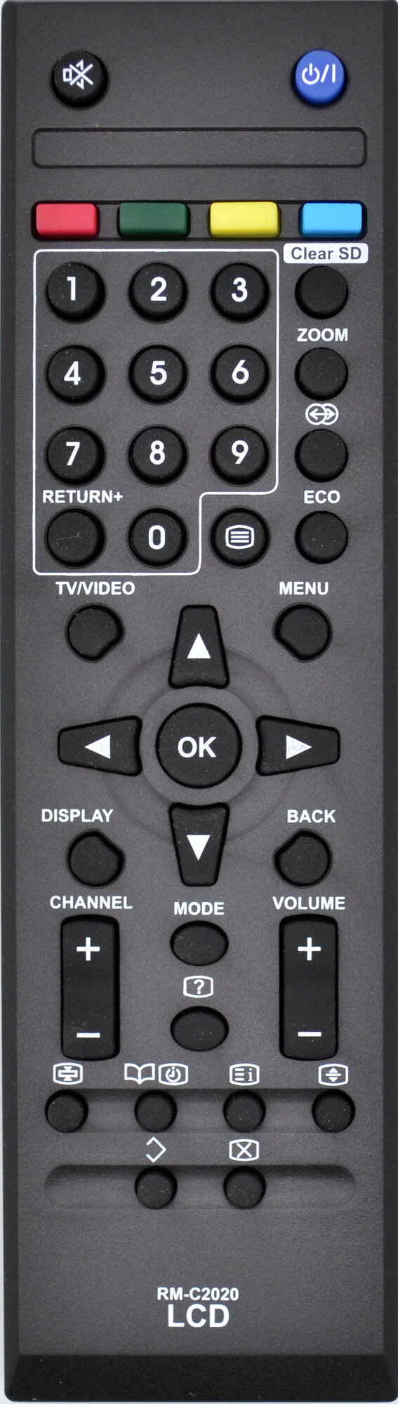 Универсальный пульт дистанционного управления Huayu для телевизоров JVC RM-C2020