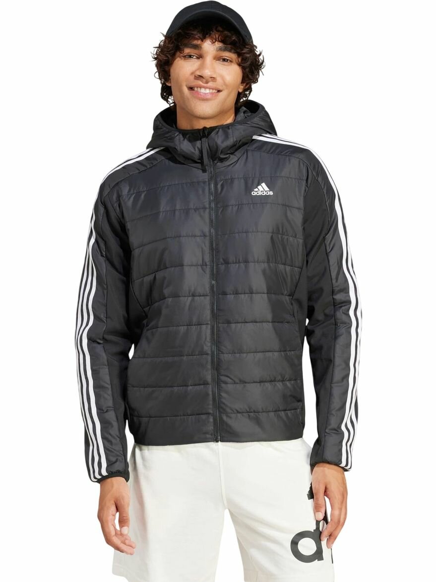 Куртка спортивная Essentials 3-Stripes Insulated Hooded Hybrid Jacket